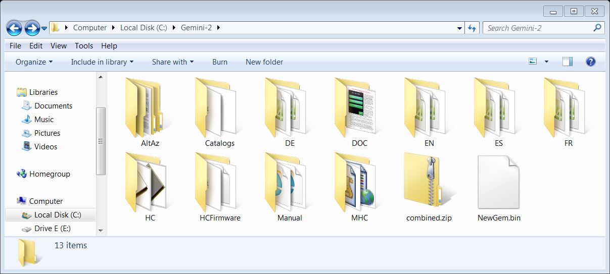 Using FileZilla to install OCT 25, 2013 (main unit) and Feb 20, 2014 ...